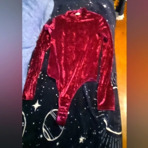 Bozzolo | Other | Bozzolo Velvet Bodysuit | Poshmark